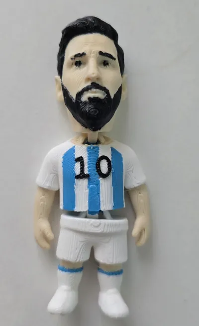 Messi Keychain AMS - Free 3D Print Model - MakerWorld