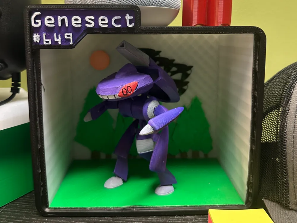genesect kit card display - Free 3D Print Model - MakerWorld
