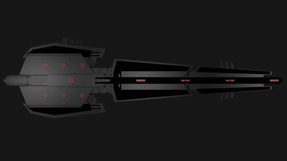 Agitator Class Corvette & Railgun - Free 3D Print Model - MakerWorld