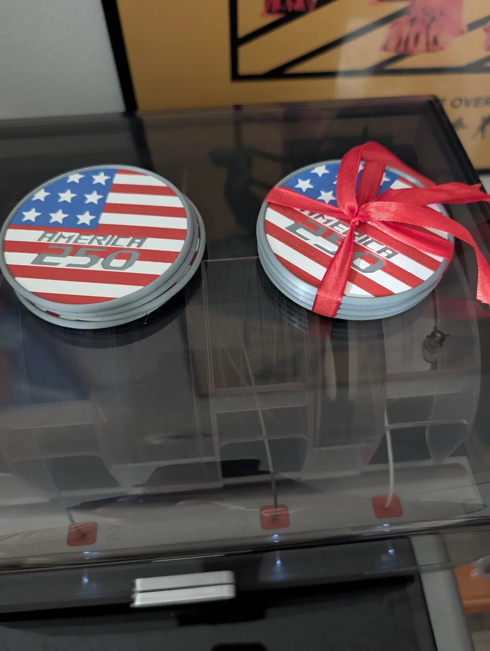 America 250 Coaster - Modelo de impresión 3D gratuito - MakerWorld
