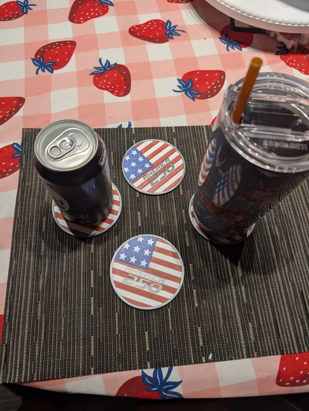 America 250 Coaster - Modelo de impresión 3D gratuito - MakerWorld