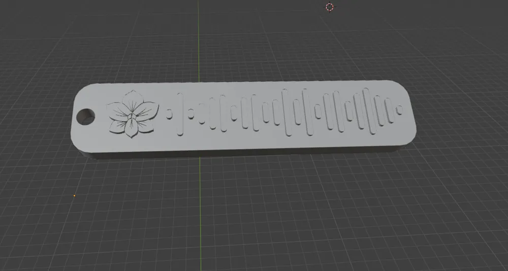 Floral Design Spotify Keychain - Free 3D Print Model - MakerWorld