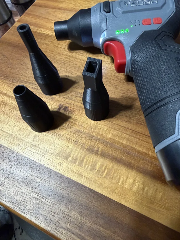 Hyper Tough Blower Nozzles - Free 3D Print Model - MakerWorld
