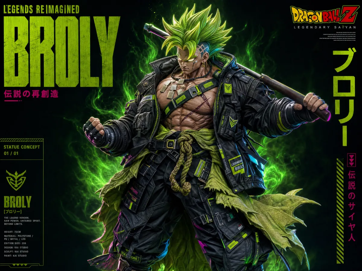 BROLY — Legends Reimagined Saiyan - Free 3D Print Model - MakerWorld