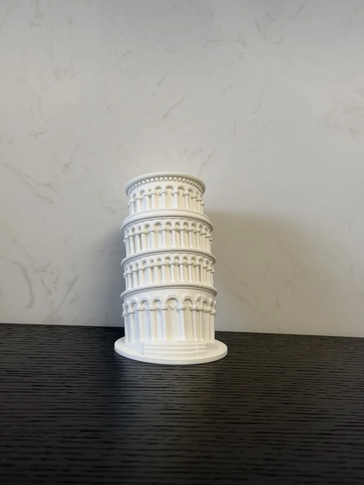 Leaning Tower of Pisa Architectural Miniature - Free 3D Print Model ...