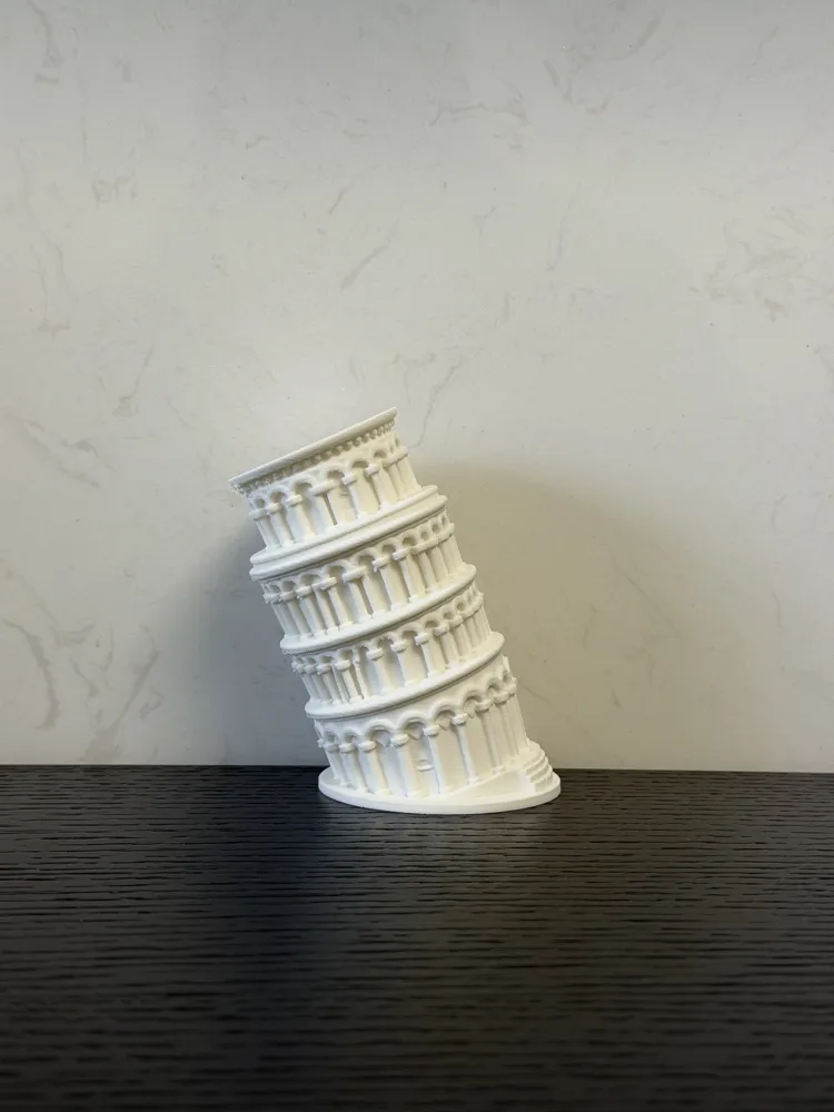 Leaning Tower of Pisa Architectural Miniature - Free 3D Print Model ...