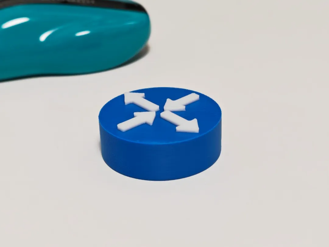 router model (icon in Packet Tracer) - Free 3D Print Model - MakerWorld