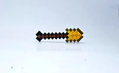 Minecraft pixel shovel - Free 3D Print Model - MakerWorld