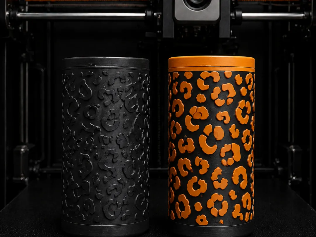 Leopard Koozie - Free 3D Print Model - MakerWorld