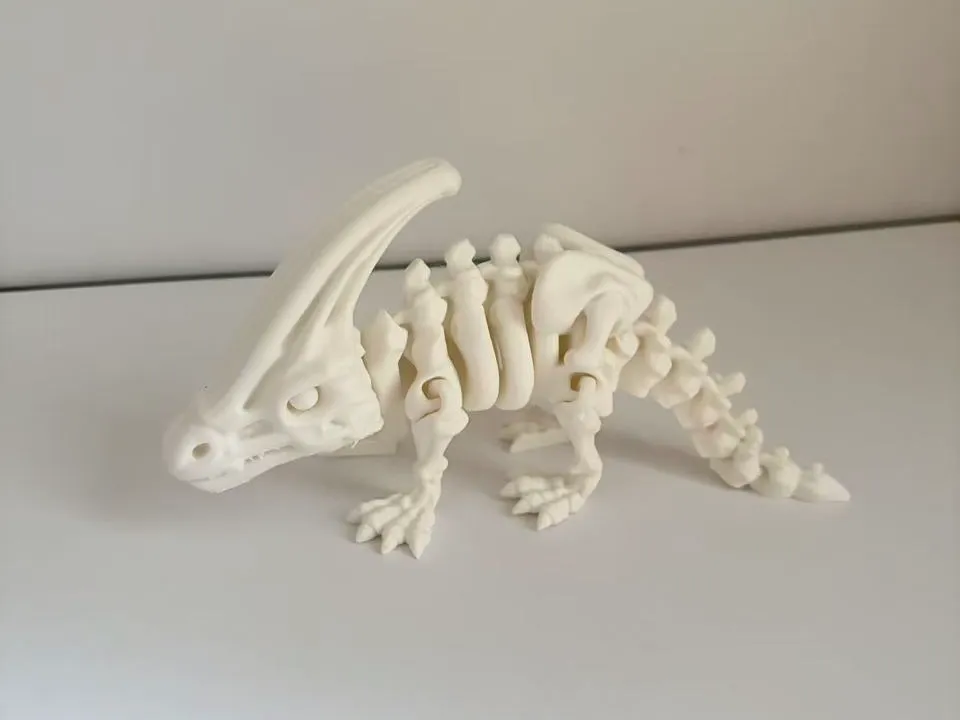 Flexi Resonant Bone Dinosaur (originally Parasaurolophus) - Free 3D ...