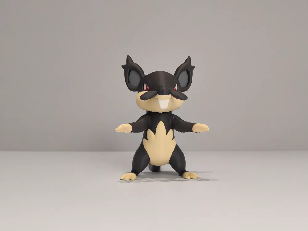 Pokemon First Generation #0019.1 Rattata-Alola Multicolor model - Free ...