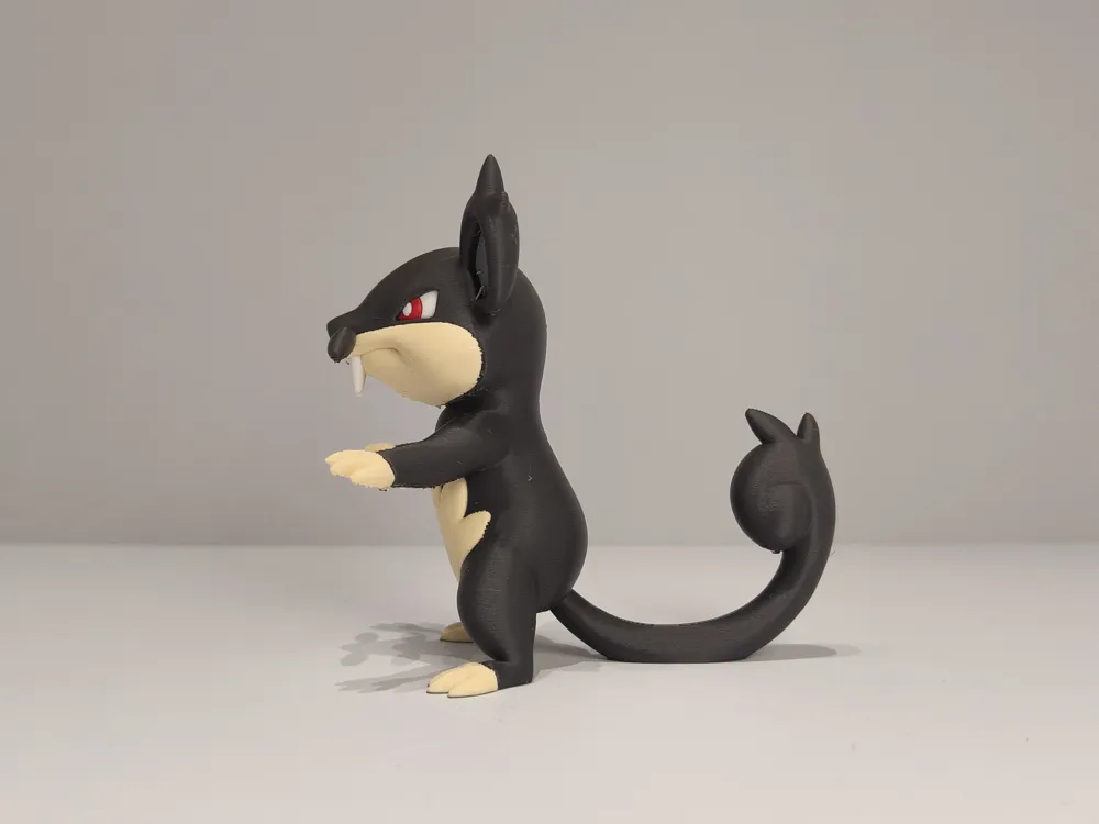 Pokemon First Generation #0019.1 Rattata-Alola Multicolor model - Free ...