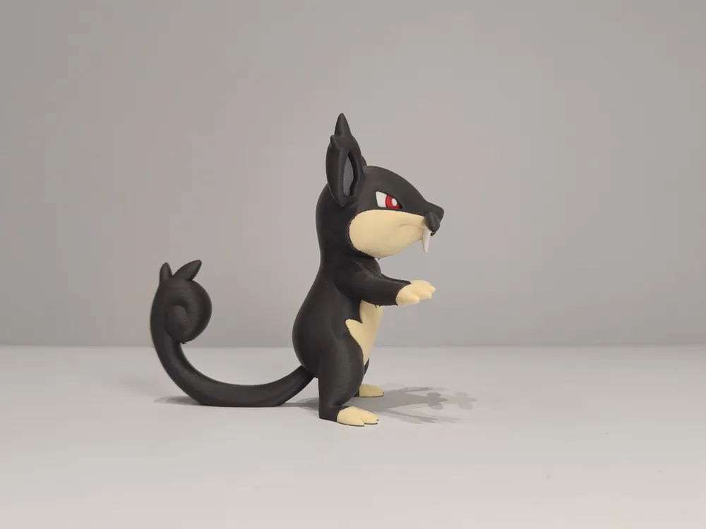 Pokemon First Generation #0019.1 Rattata-Alola Multicolor model - Free ...