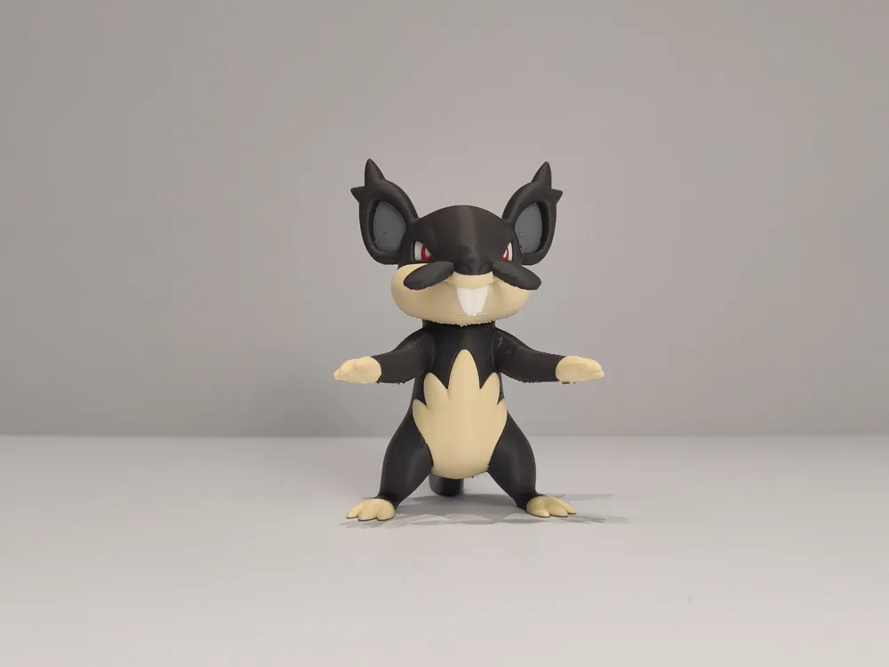 Pokemon First Generation #0019.1 Rattata-Alola Multicolor model - Free ...