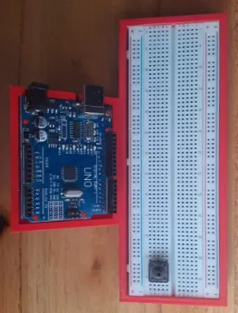Holder for Arduino UNO and breadboard - Free 3D Print Model - MakerWorld