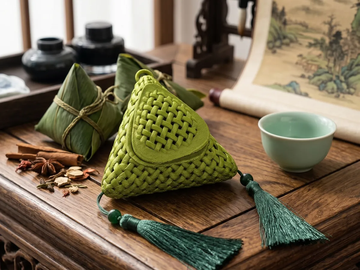 Woven Zongzi Sachet Box - Free 3D Print Model - MakerWorld