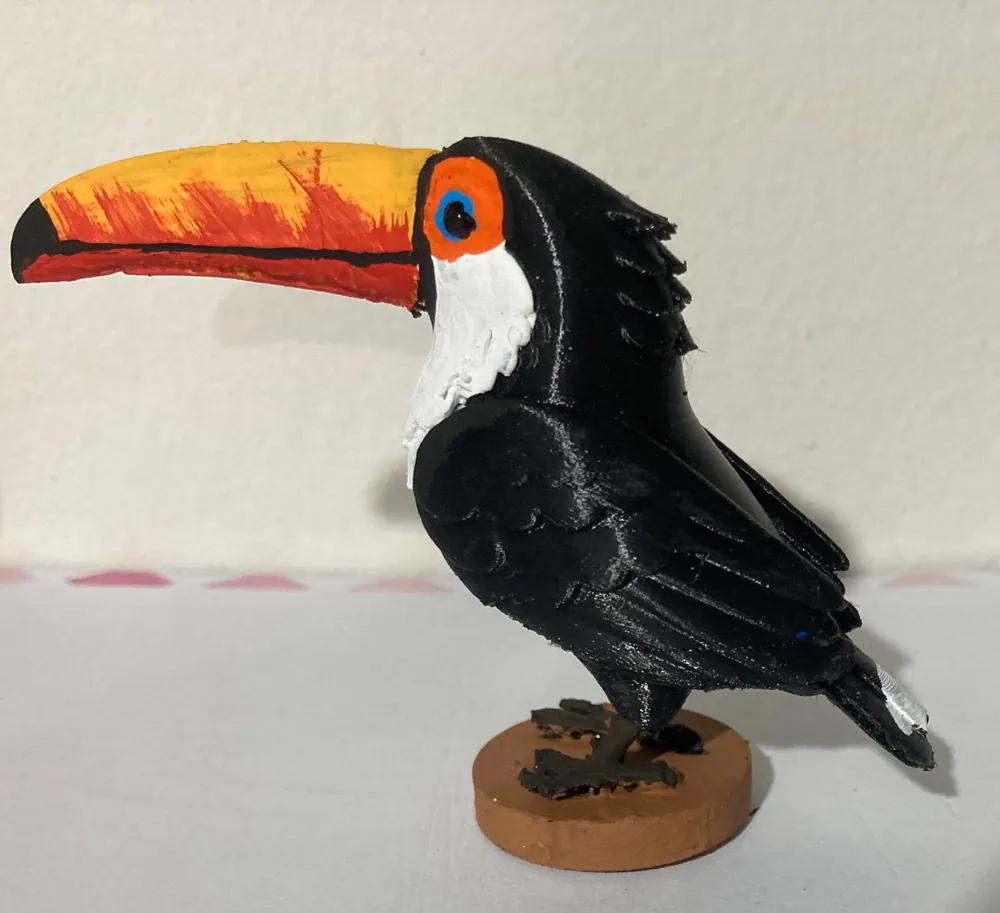 realistic toucan - Free 3D Print Model - MakerWorld