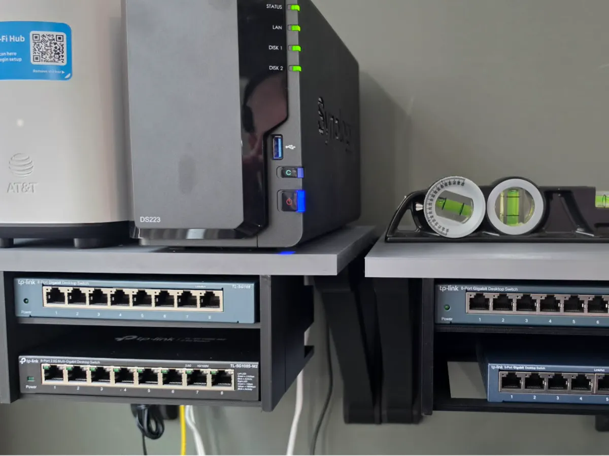 TP-Link Switch Shelf. - Free 3D Print Model - MakerWorld