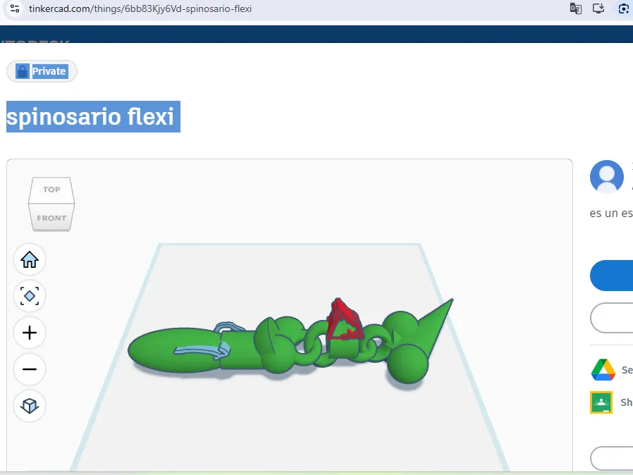 spinosaurus flexi - Free 3D Print Model - MakerWorld