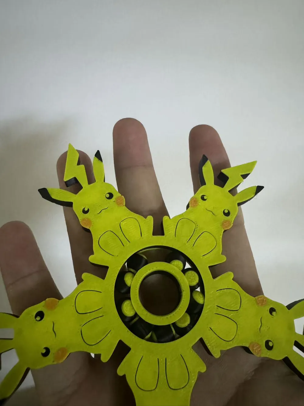 Pikachu Fidget Spinner - Free 3D Print Model - MakerWorld
