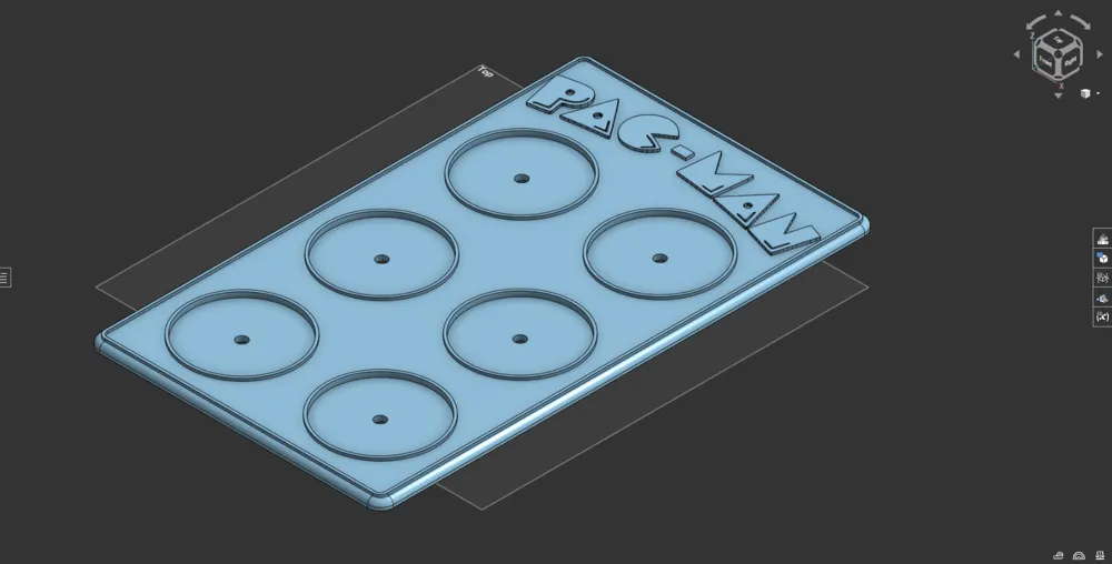PAC-MAN Tazo Sammlung Rahmen – Kostenloses 3D-Druckmodell – MakerWorld