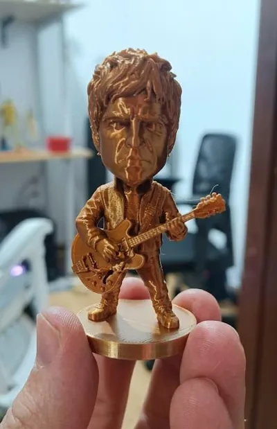 Noel Gallagher (Oasis) Mini Figure - Free 3D Print Model - MakerWorld