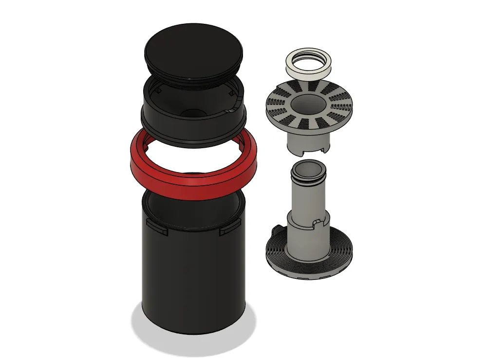Developing tank for single 120 film roll - Free 3D Print Model - MakerWorld