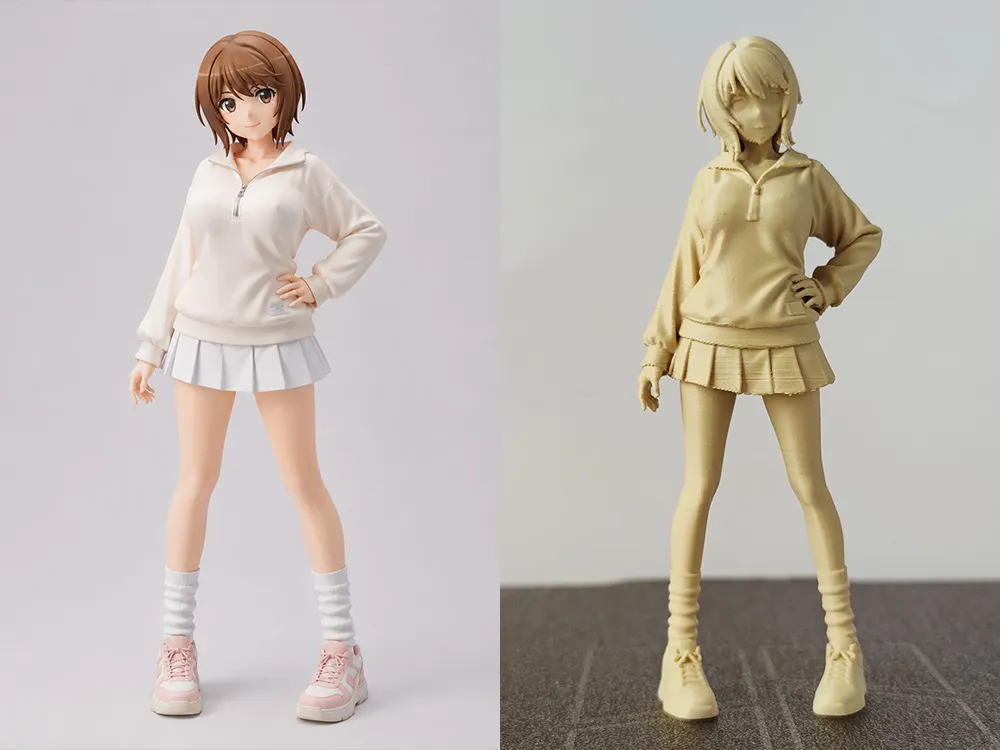 Anime girl figure - Free 3D Print Model - MakerWorld
