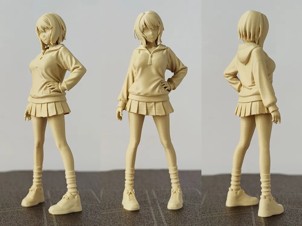 Anime girl figure - Free 3D Print Model - MakerWorld
