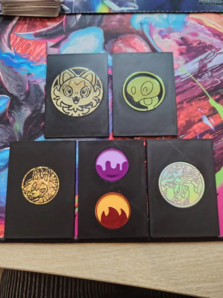 Set of Pokemon Coin Holders for display and Binder - Free 3D Print ...