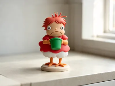 Ponyo in Merhuman Form - Ghibli Hayao Miyazaki Anime Movie Merchandise ...