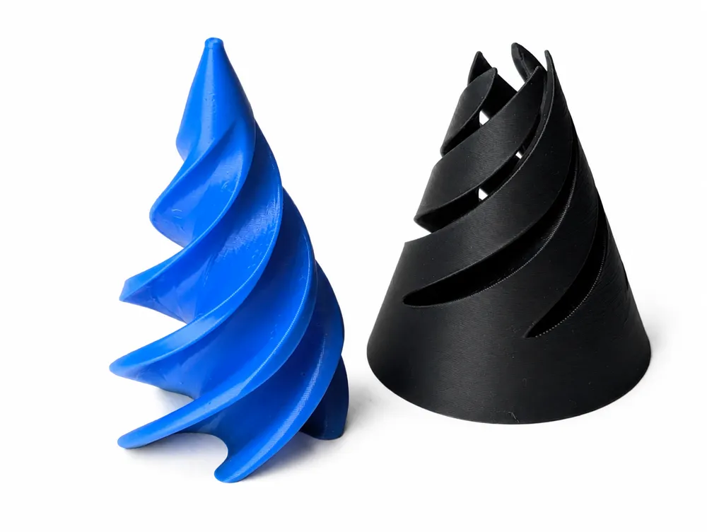 Helix Fusion, Spiral Cone figet, - Free 3D Print Model - MakerWorld