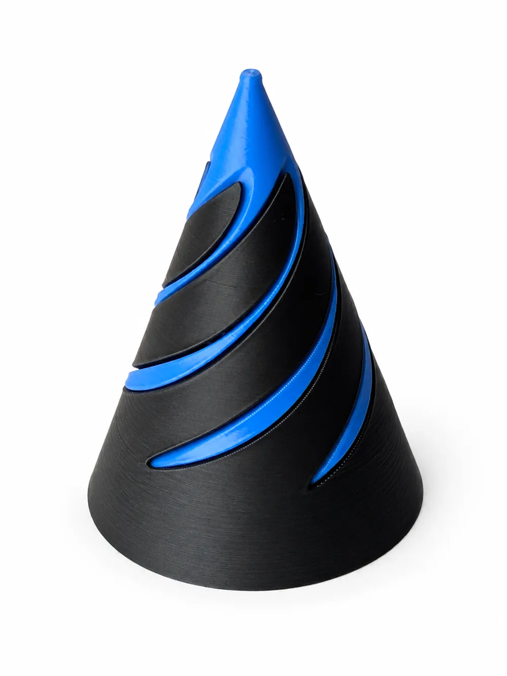Helix Fusion, Spiral Cone figet, - Free 3D Print Model - MakerWorld