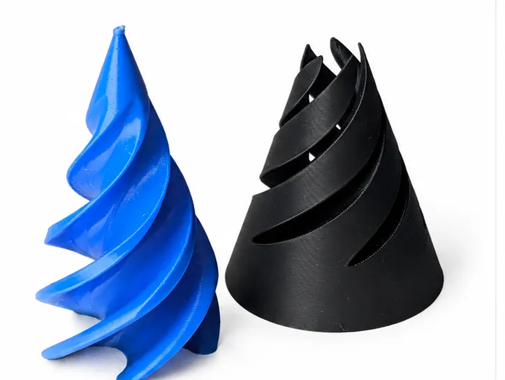 Helix Fusion, Spiral Cone figet, - Free 3D Print Model - MakerWorld