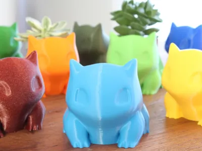 Pokémon Bulbasaur / Bisasam Planter - Free 3D Print Model - MakerWorld