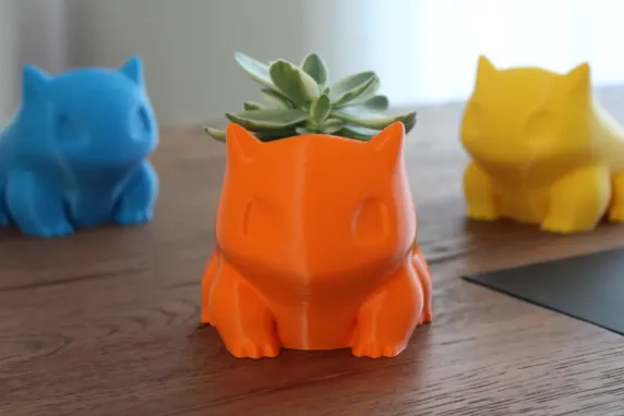 Pokémon Bulbasaur / Bisasam Planter - Free 3D Print Model - MakerWorld