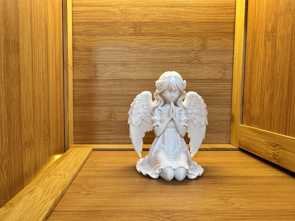 Cute Angel Girl - Free 3D Print Model - MakerWorld