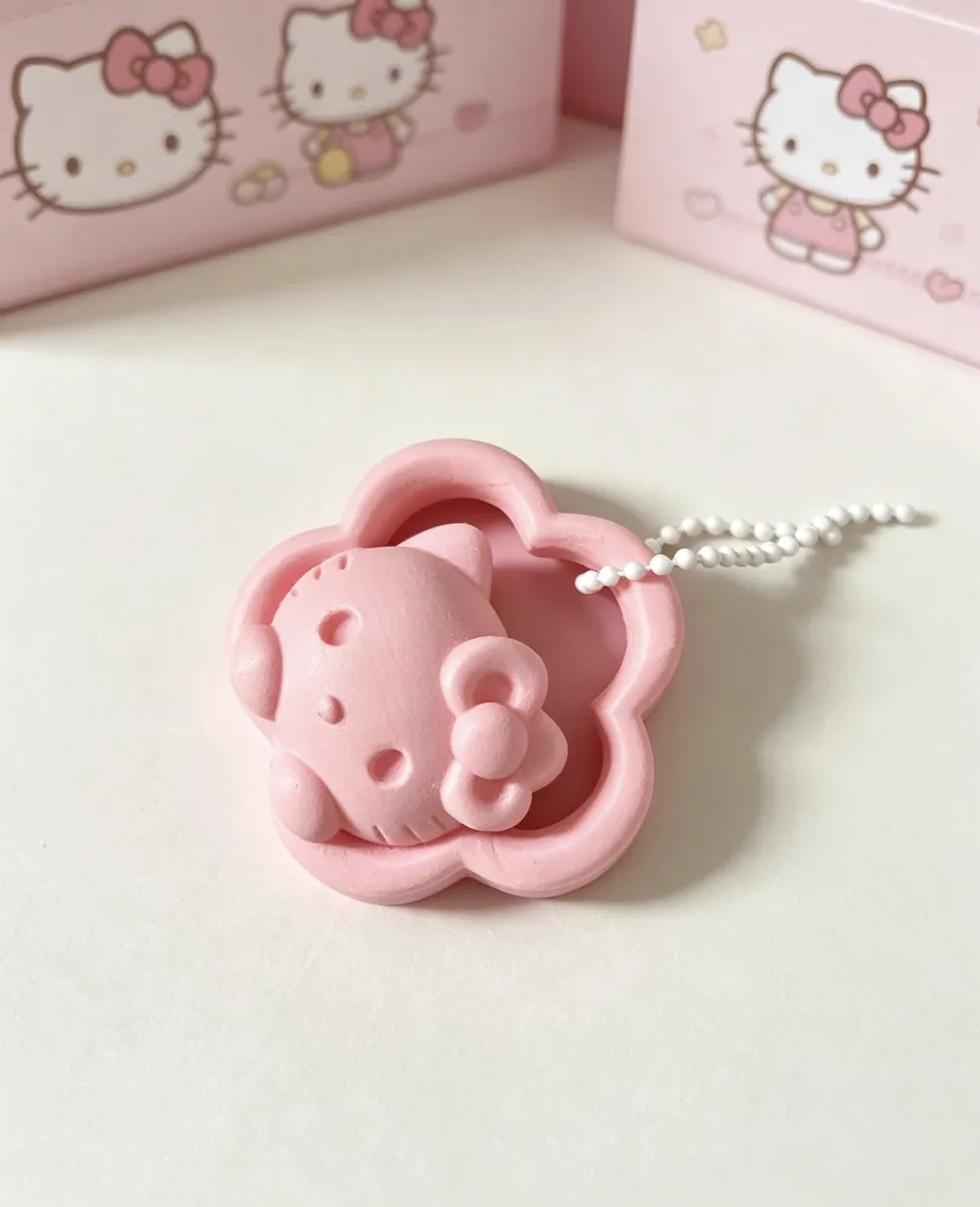 kT Hello Kitty Garland Pendant - Free 3D Print Model - MakerWorld