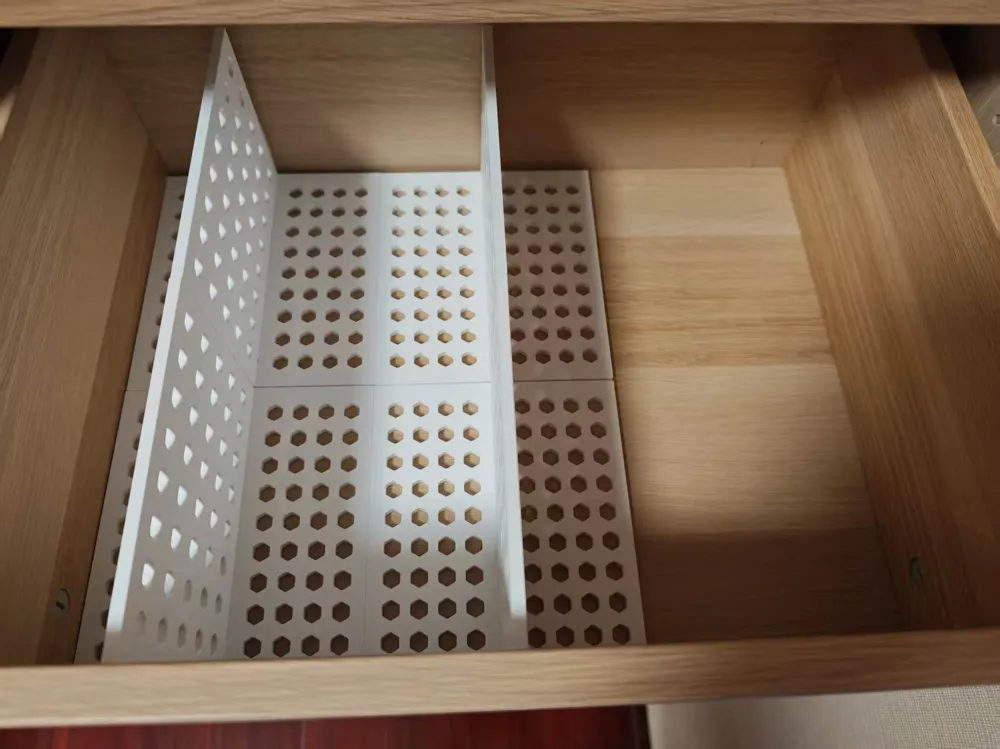 IKEA pax wardrobe 50*35cm cabinet drawer divider - Free 3D Print Model ...