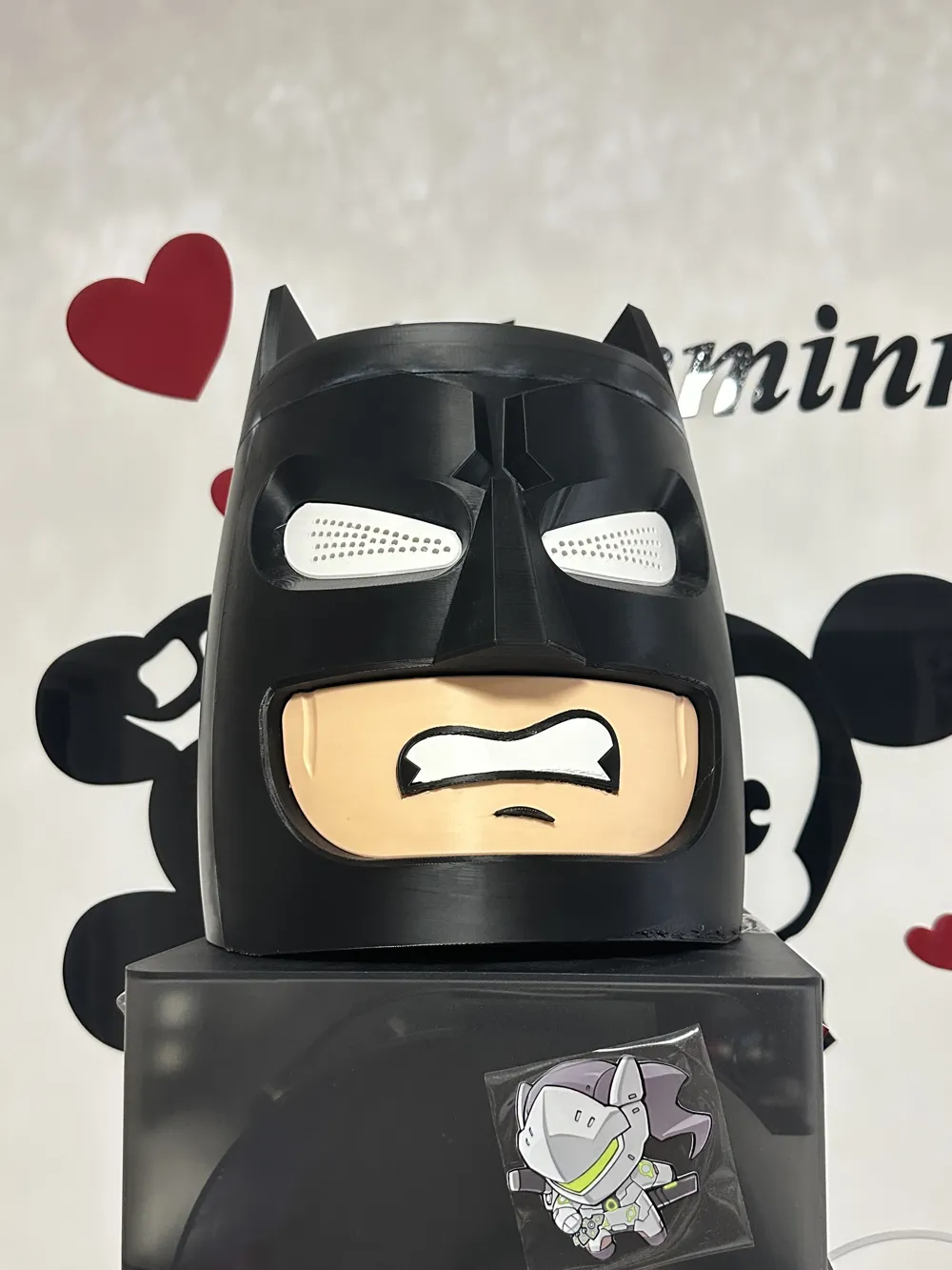 Batman Chibi Helmet (Wearable) - Free 3D Print Model - MakerWorld