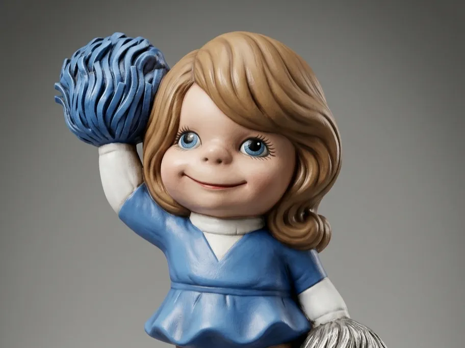 Atlantic Smiley Cheerleader - Free 3D Print Model - MakerWorld