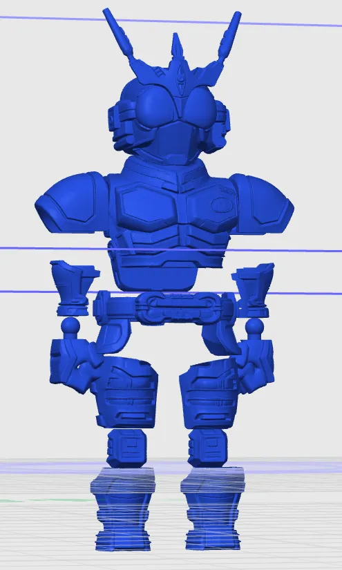 BroooKoo Kamen Rider Brick Figure G3 Armor - Free 3D Print Model ...
