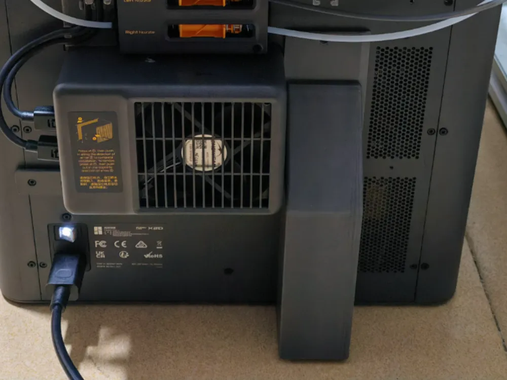 X2d Poop Bin (Does Not Block Cooling Vents) - Free 3D Print Model ...