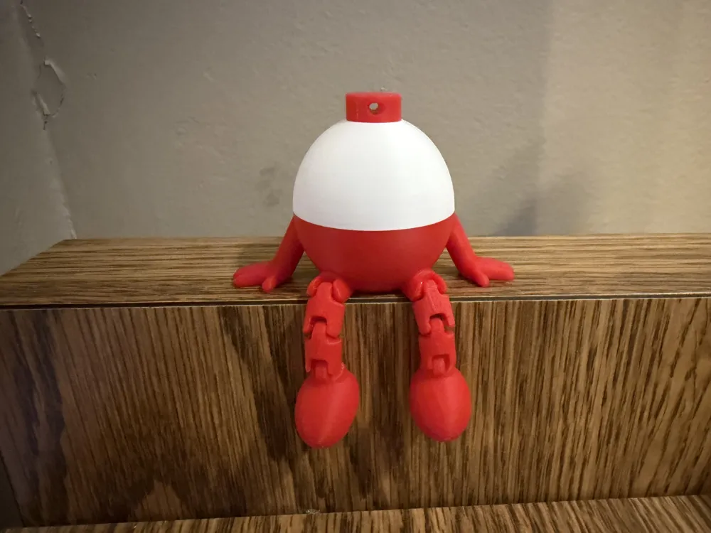 Functioning Bobber Fishing Buddy - Free 3D Print Model - MakerWorld