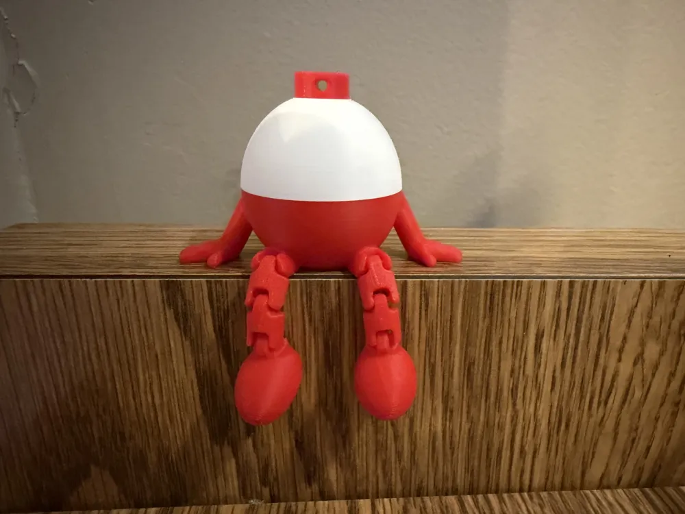 Functioning Bobber Fishing Buddy - Free 3D Print Model - MakerWorld