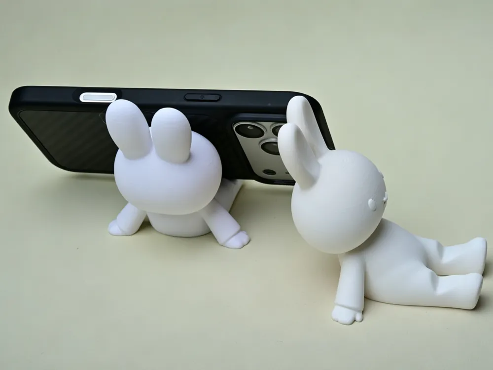 Soporte de teléfono Miffy - Modelo de impresión 3D gratuito - MakerWorld