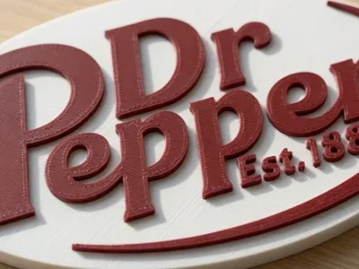 dr prpper logo for can koozie - Free 3D Print Model - MakerWorld