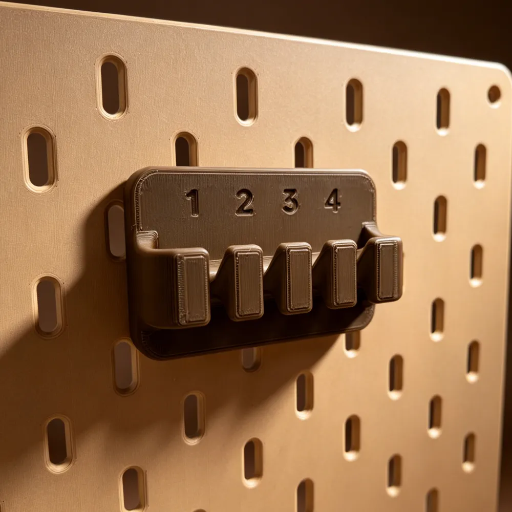 IKEA SKADIS Pegboard accessories | Cable organizer - Free 3D Print ...