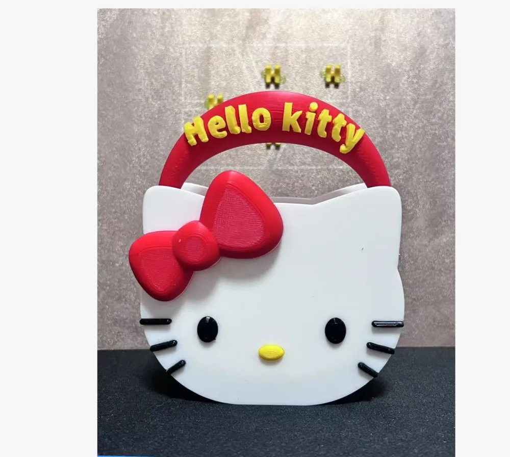 Little Bu Pig Nose Bag Hello Kitty - Free 3D Print Model - MakerWorld
