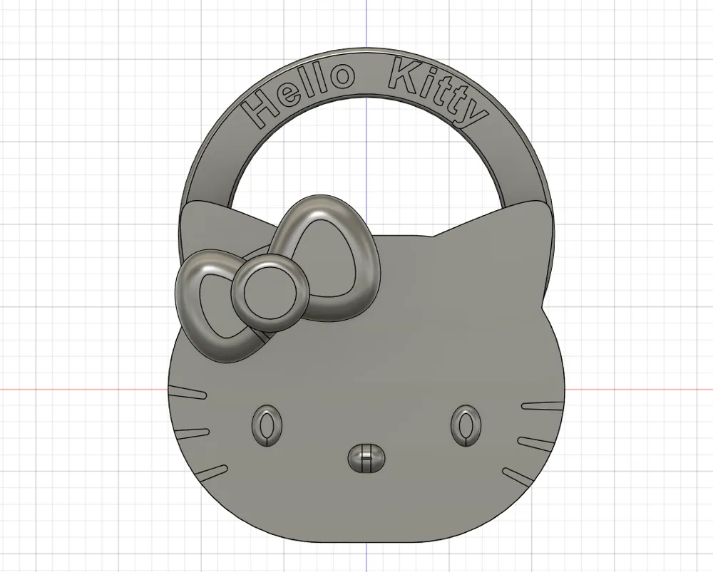 Little Bu Pig Nose Bag Hello Kitty - Free 3D Print Model - MakerWorld